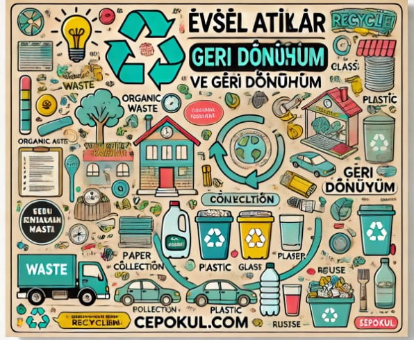 5. Sınıf Evsel Atıklar ve Geri Dönüşüm Konu anlatımı özet örnekler