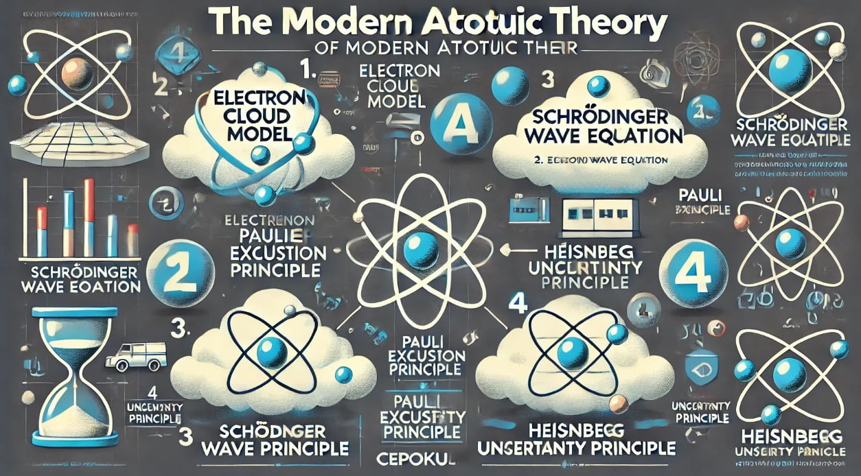 9. Sınıf Modern Atom Teorisi konu anlatımı, kısa özet, örnekler