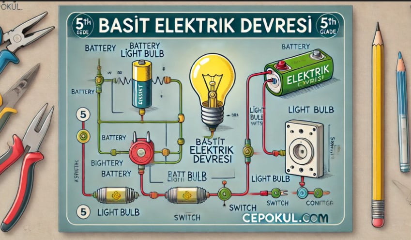 5. Sınıf Basit Elektrik Devresi Konu Anlatımı özet örnek etkinlik