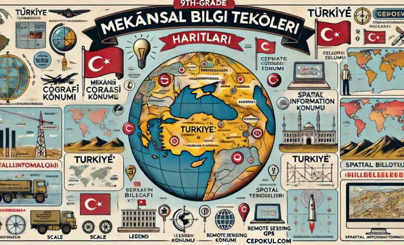 9. Sınıf Mekansal Bilgi Teknolojileri Konu Anlatımı, Özet, Örnekler